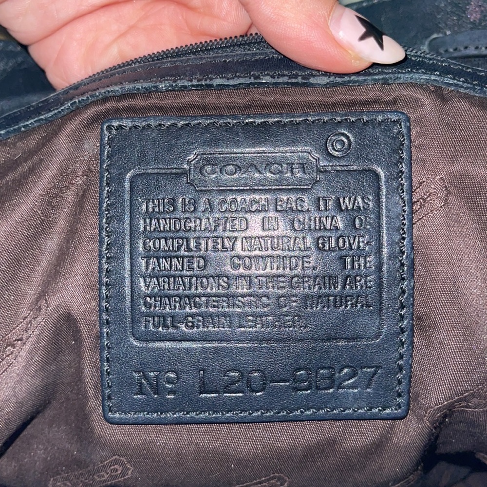 Coach Vintage Early 2000s Leather Backpack - Gem